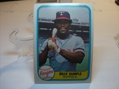 1981 Fleer Baseball #637 - Billy Sample - Texas Rangers 81-131 | eBay