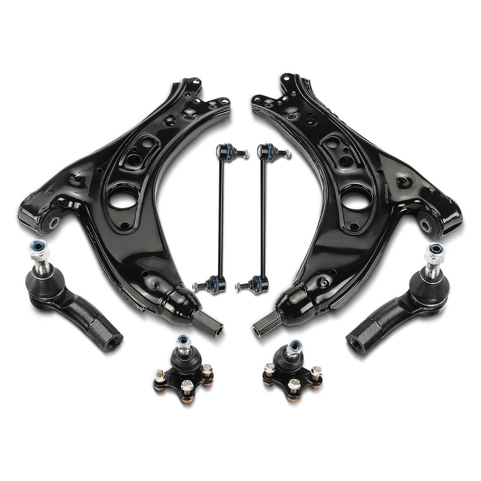 6X Control Arm Stabilizer Link Tie Rod End Front For VW 9N Seat Skoda ...