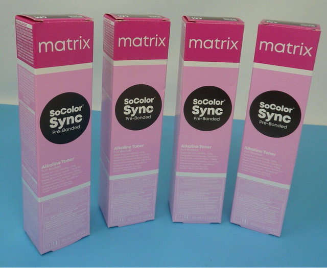 Matrix SoColor Sync PreBonded Alkaline Toner 6M 90ml Dark Blonde Mocha ...