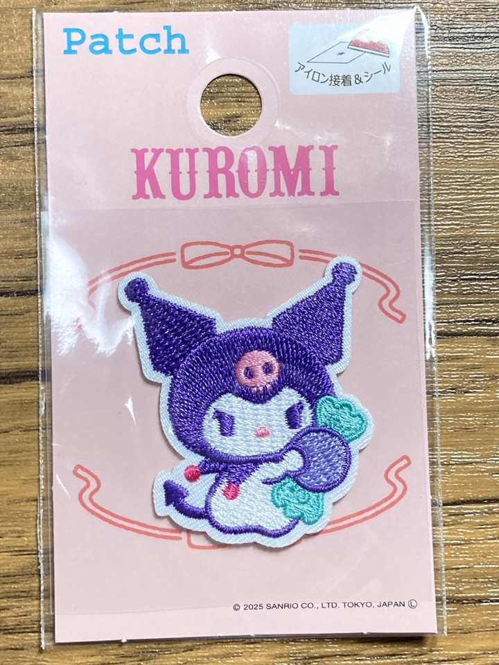 Sanrio My Melody Kuromi Set Official Seal/ Iron On Patch set JAPAN ...