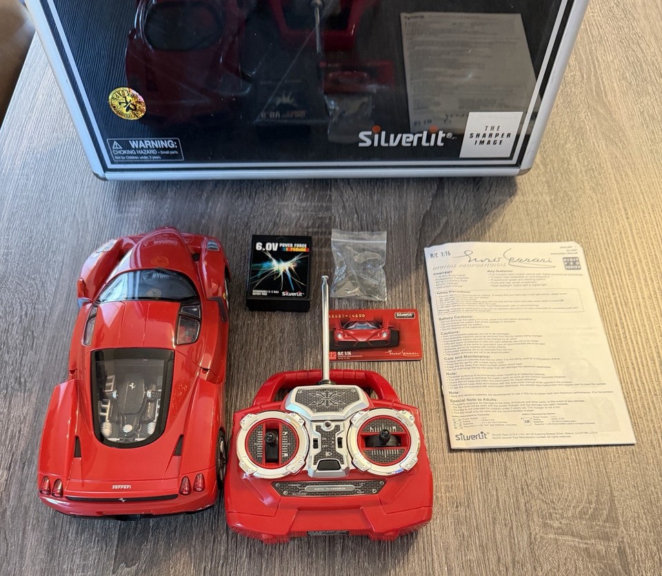 2005 - 1:16 Silverlit Red Enzo Ferrari Remote Control Car (Sharper ...