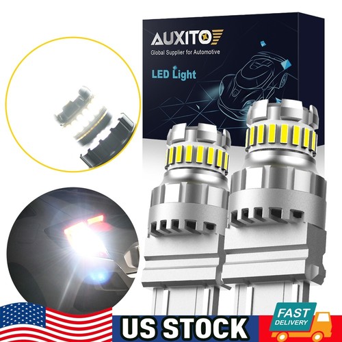 2x AUXITO 3156 3157 LED Reverse Backup Light Bulb Super Bright White ...
