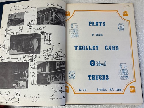 1978 Q-Car Company O Scale Trolley Parts Catalog Model Railroad | eBay