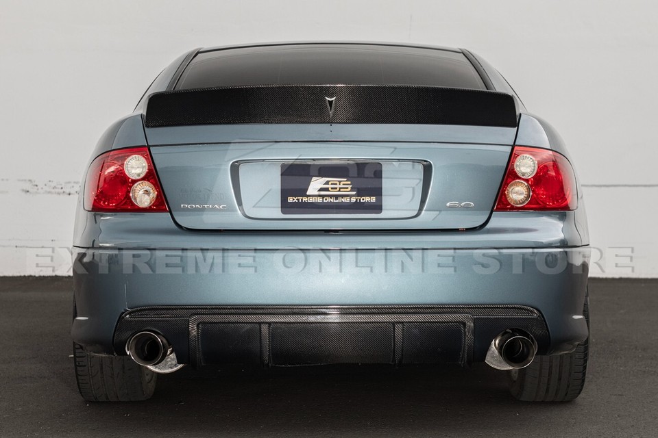 For 04-06 Pontiac GTO | GXP Style CARBON FIBER Replacement Rear Bumper ...