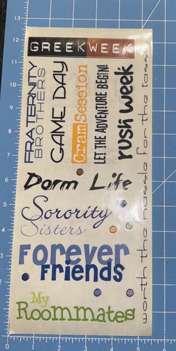 2002 Graffiti Scrapbook Borders Stickers - Dorm Life | eBay