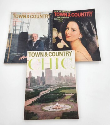 Vintage Town & Country Magazine Lot March October November 1961 ...