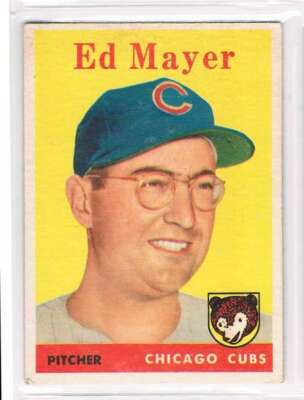 1958 Topps #461 Ed Mayer RC Chicago Cubs | eBay