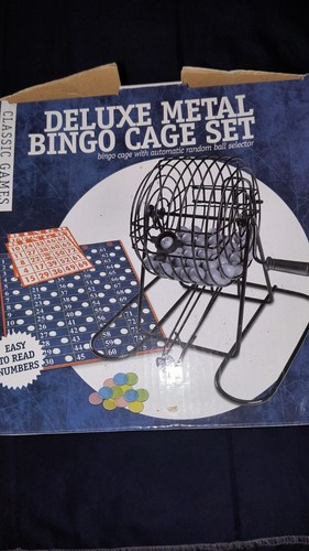 Deluxe Bingo Metal Cage Set | eBay