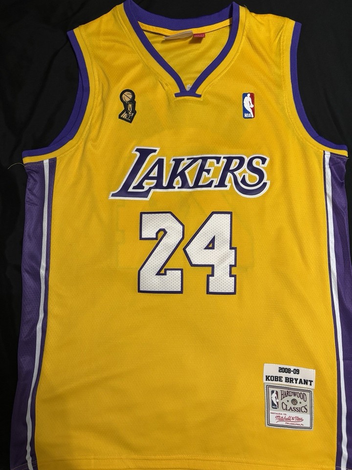 Kobe Bryant Signed PSA LA Los Angeles Lakers 2008-2009 Home Autograph ...