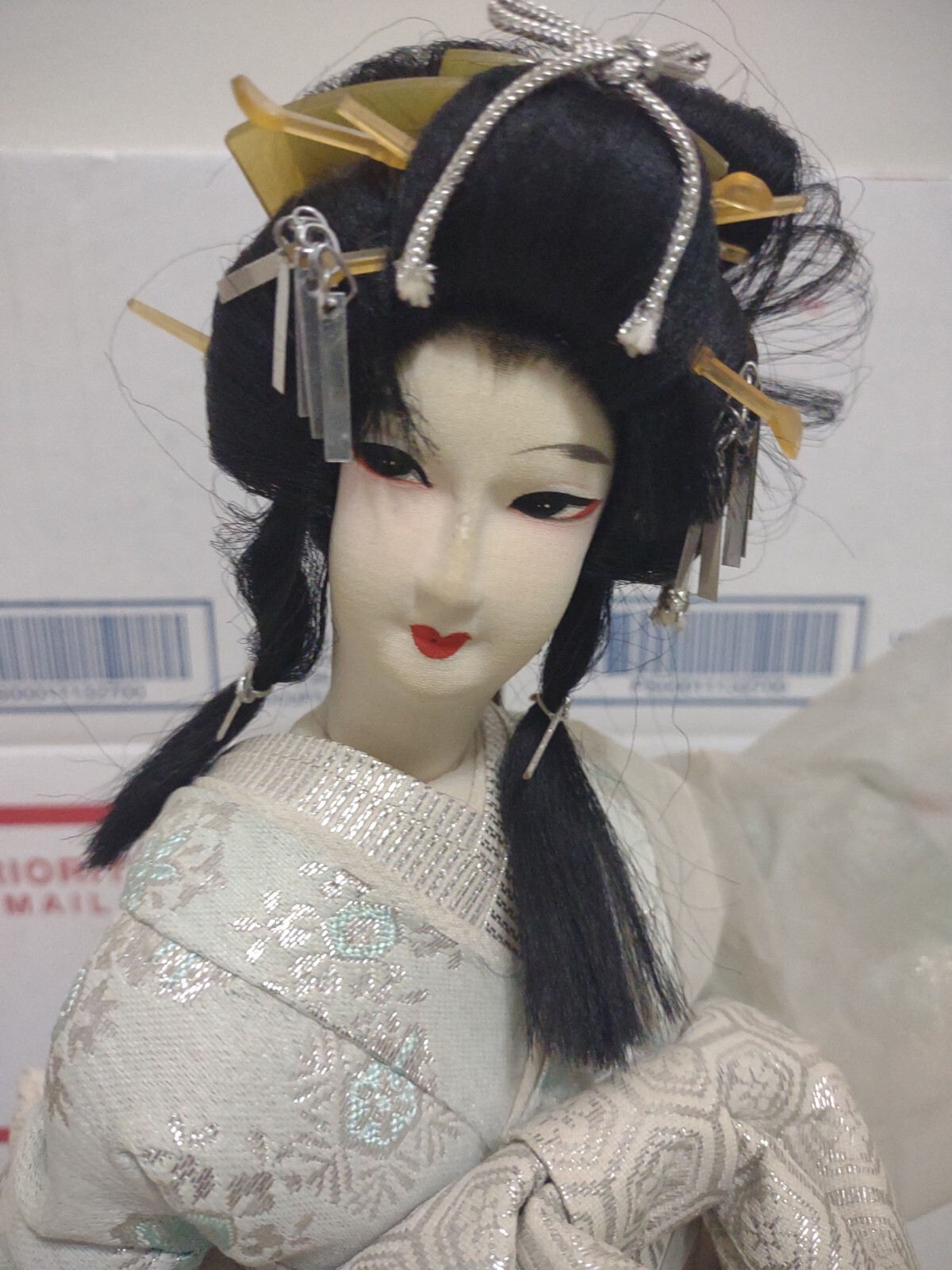 Vintage Japanese Nishi "Snow Queen" Doll With Brown Wood Base | eBay