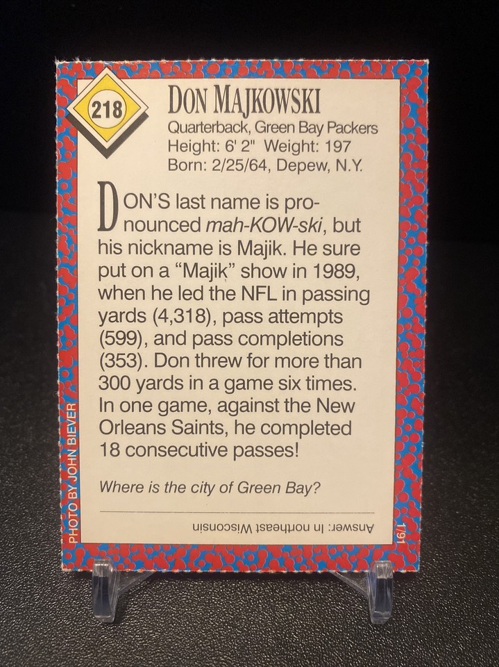 Don Majkowski Sports Illustrated for Kids football Packers | eBay