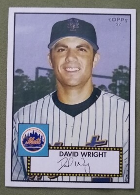 DAVID WRIGHT 2006 Topps 52 Debut Flashbacks INSERT Card #DF12 New York ...