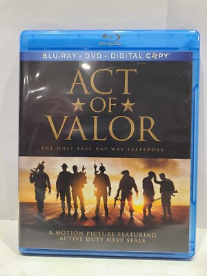 Act of Valor (Blu-ray, 2012) US Navy Seals, Roselyn Sanchez, Jason ...