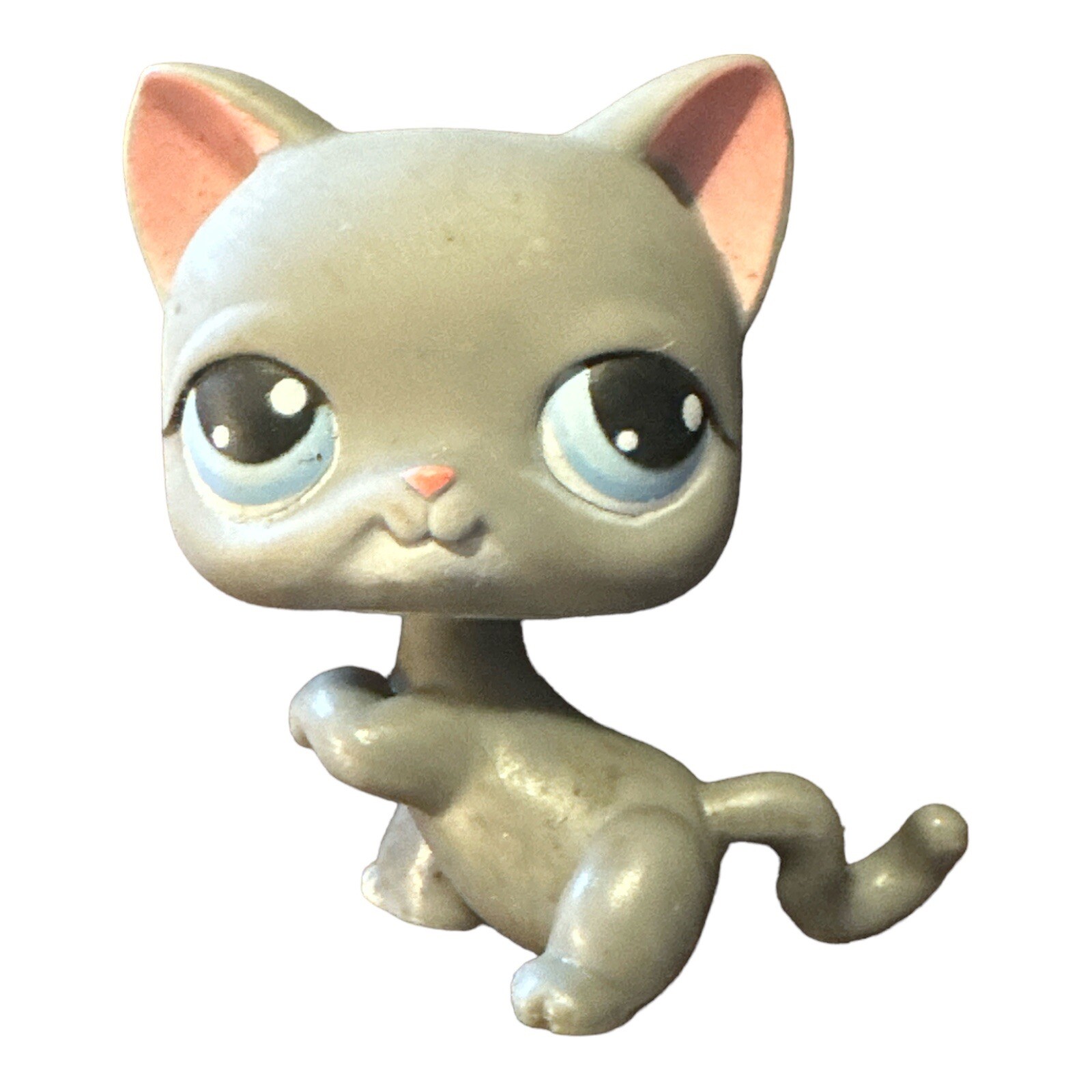 SHORTHAIR GREY CAT #74 - Authentic Littlest Pet Shop - Hasbro LPS | eBay