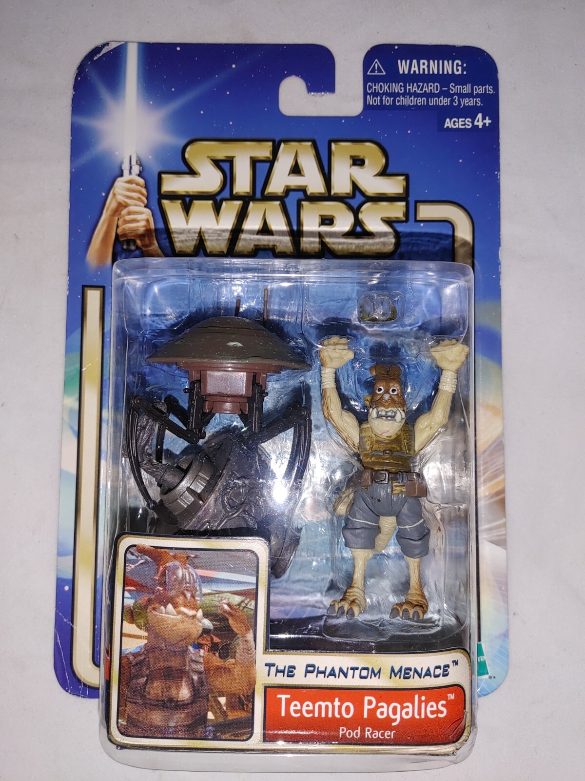Star Wars The Phantom Menace (2002) Teemto Pagalies Pod Racer Figure ...