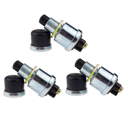 3PCS Waterproof 12 Volt DC Heavy-Duty Start Momentary Push-Button ...