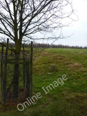 Photo 6x4 Burial place or commemorative stone ? Calton Lees The stone ...