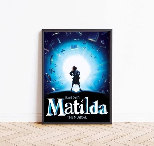 Matilda The Musical Print, Theatre Poster, Musical Show Wall Art Print ...