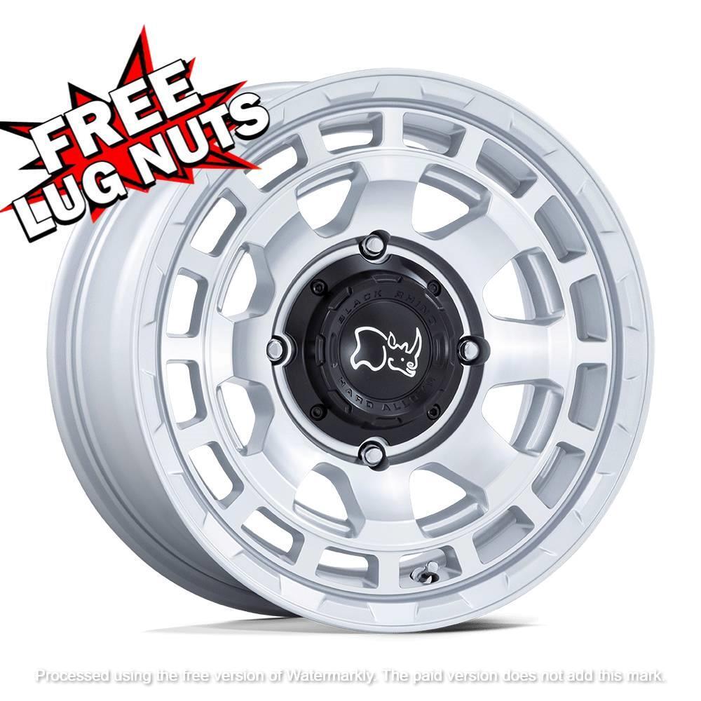 15 inch 15x7 Black Rhino CHAMBER UTV SILVER wheel rim 4x110 +10 | eBay