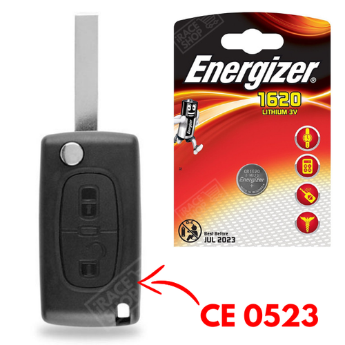 ⚡Pile CR1620 + Boitier pour Télécommande Plip Clé CITROEN C2 C3 C4 ...