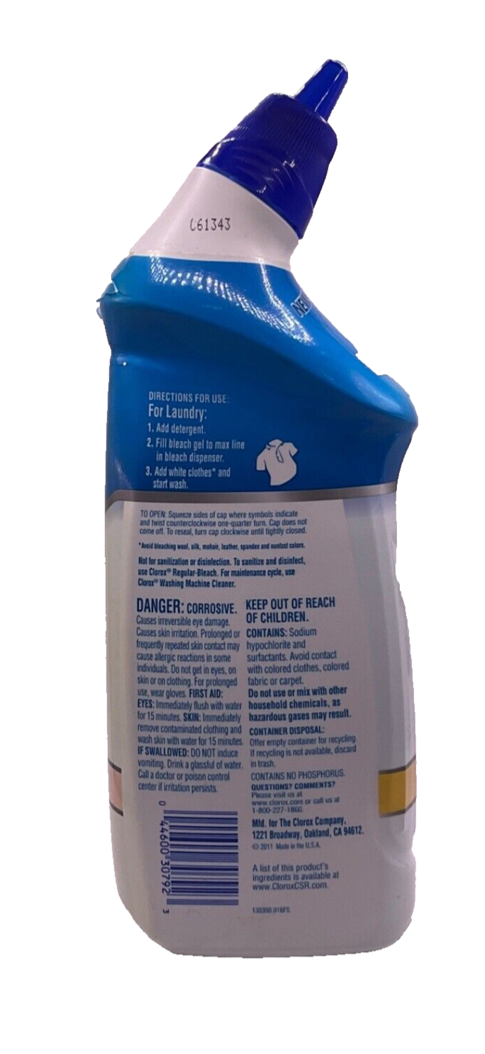 Clorox Zero Splash Cleaning Bleach Gel - 30792 (0.18 gal) for sale ...