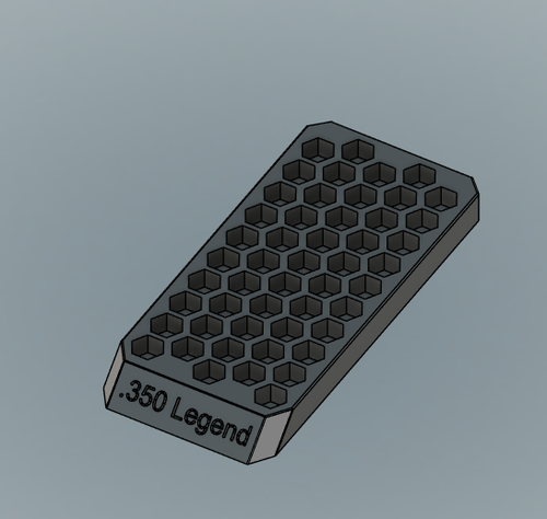 Bullet Tray Reloading Block .350 Legend Dillon Hornady RCBS 3d printed ...