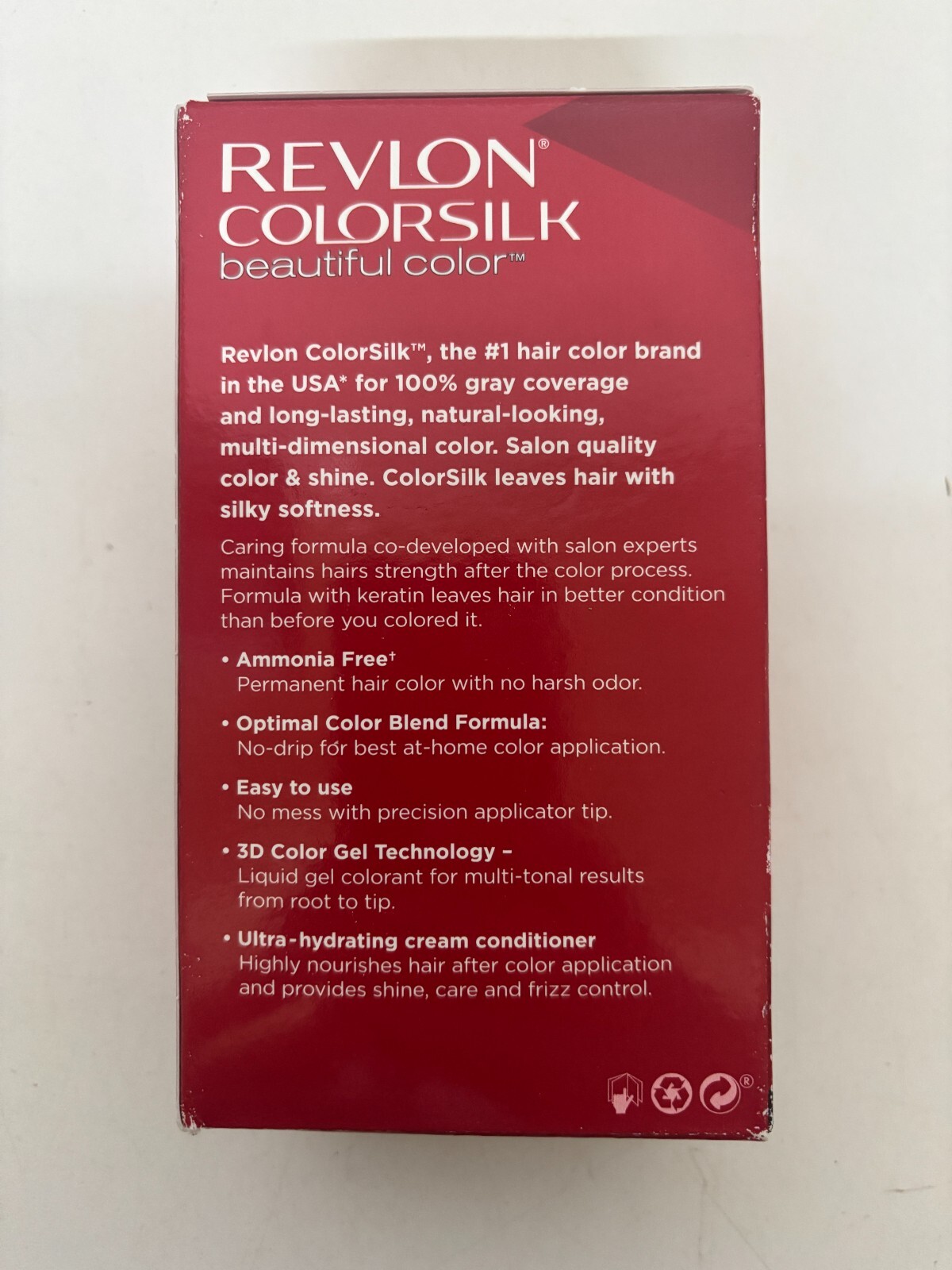 Revlon Colorsilk Beautiful Color Permanent Hair Color #66 Cherry Red 1 ...