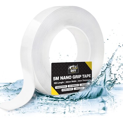 1 Pack Sumo Tape 5m, 20mm Nano Tape Double Sided Tape Heavy FAST ...