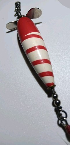 BARBER POLE style Fish Lure VHTF RARE Float Spinner Antique Vintage ...