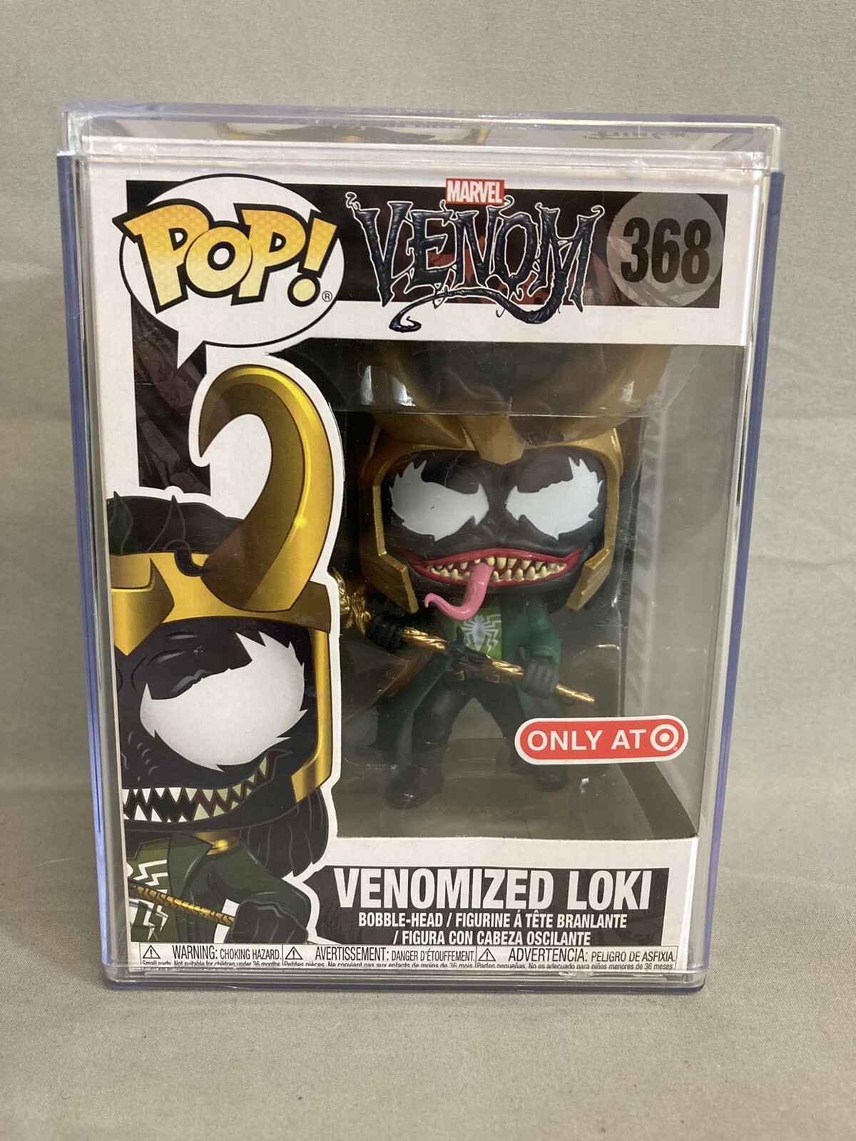 Venomized Loki Funko Pop #368 Marvel Target Exclusive/ W Protector | eBay