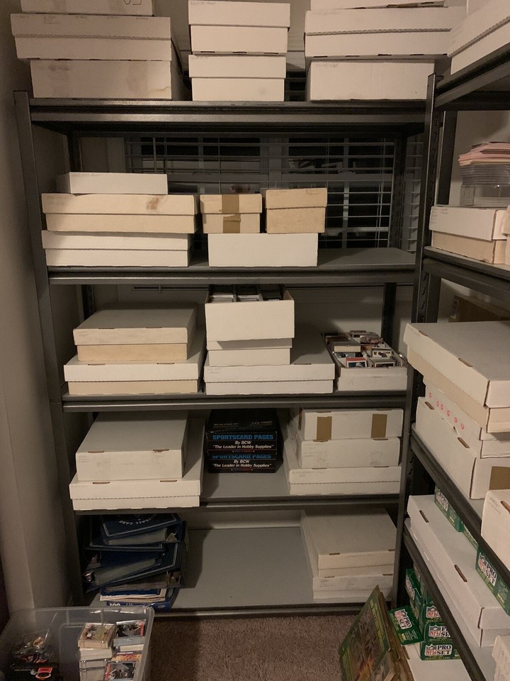 Huge Baseball Card Collection Storage Unit Find Over 3 Million Cards ...