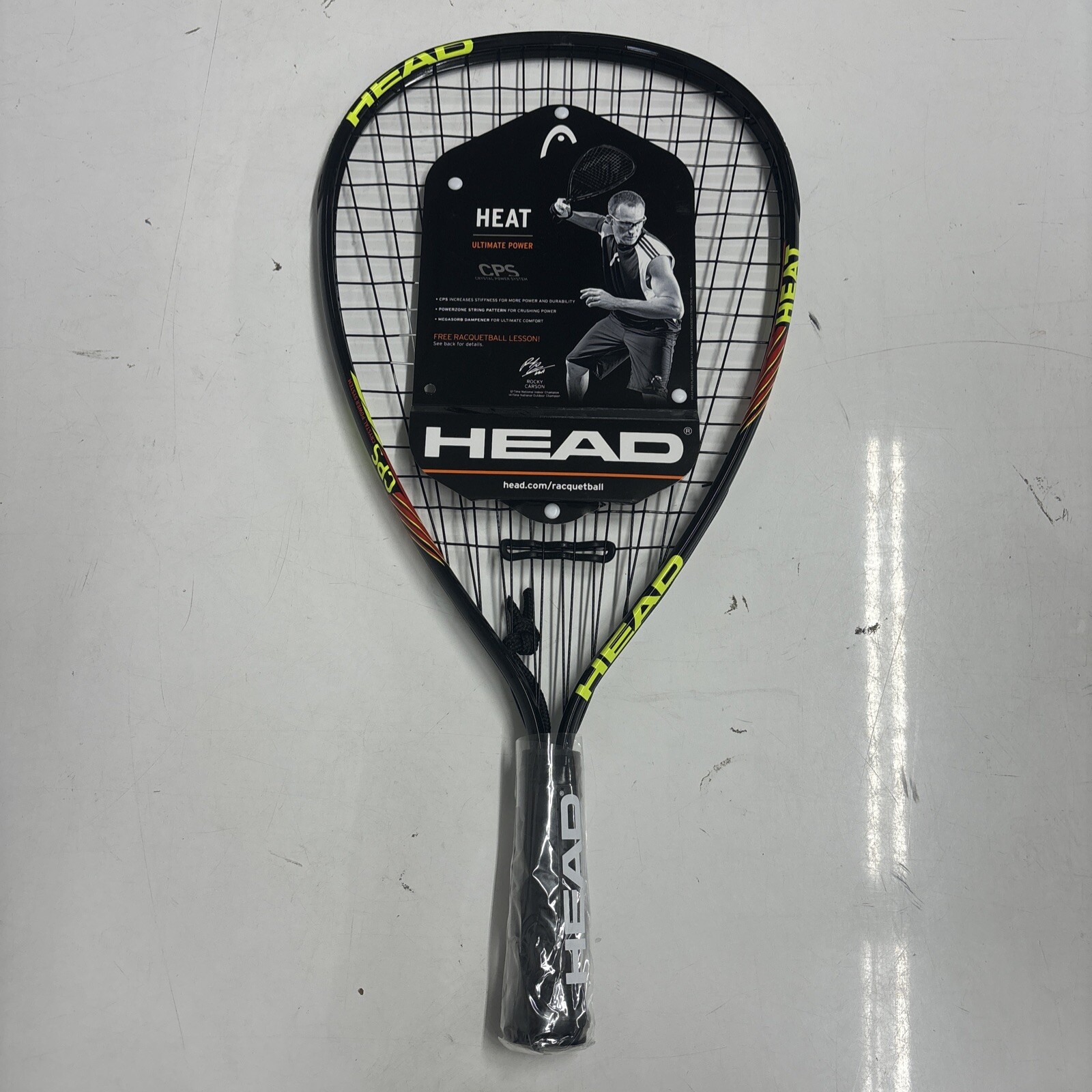 Brand New HEAD CPS Crystal Power System Heat Racquetball Racquet | eBay