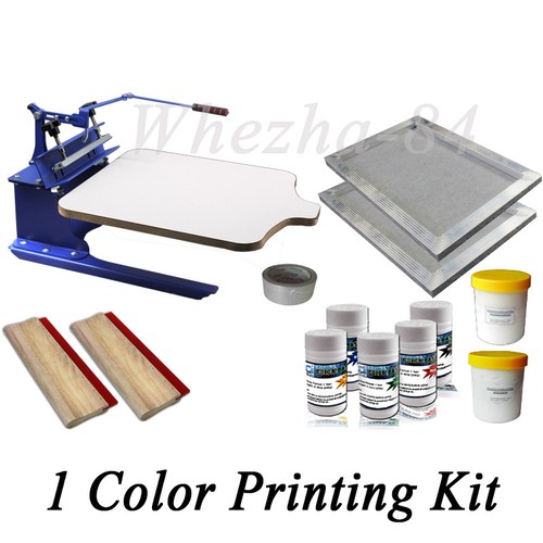 TechTongda 1 Color Screen Printing Kit,Small Set Commercial Printing ...