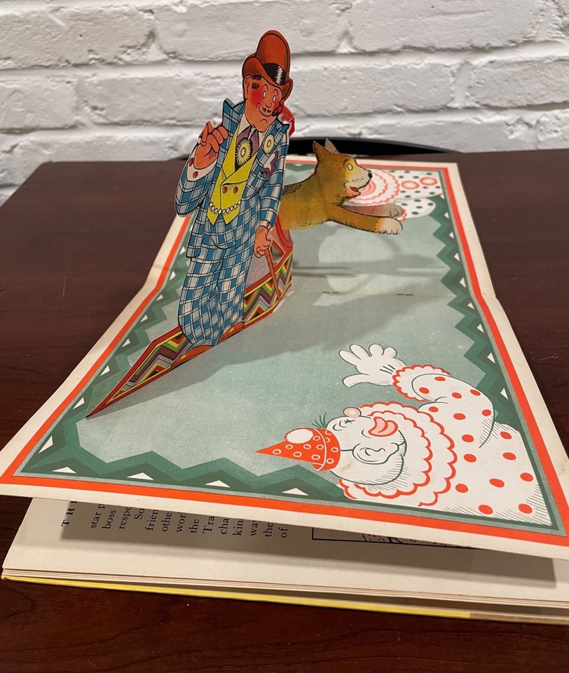 1935 The "POP-UP" LITTLE ORPHAN ANNIE And JUMBO, THE CIRCUS ELEPHANT ...