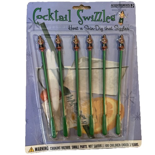 Cocktail Swizzles Stir Sticks Accoutrements Hawaiian Hula Girl Vintage ...