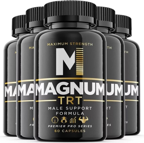 (5 Pack) Magnum TRT Pills - Supports Energy, Strength and Performance ...