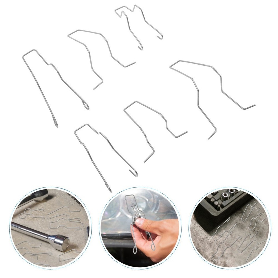 6 Pcs Dipped Beam Bulb Car Headlight Buckle Headlamp Accessories | eBay ...