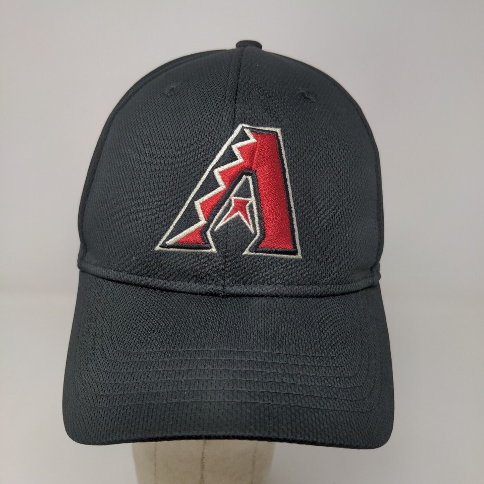 Team MLB Men's Arizona Diamondbacks Strapback Hat Black OSFM ...