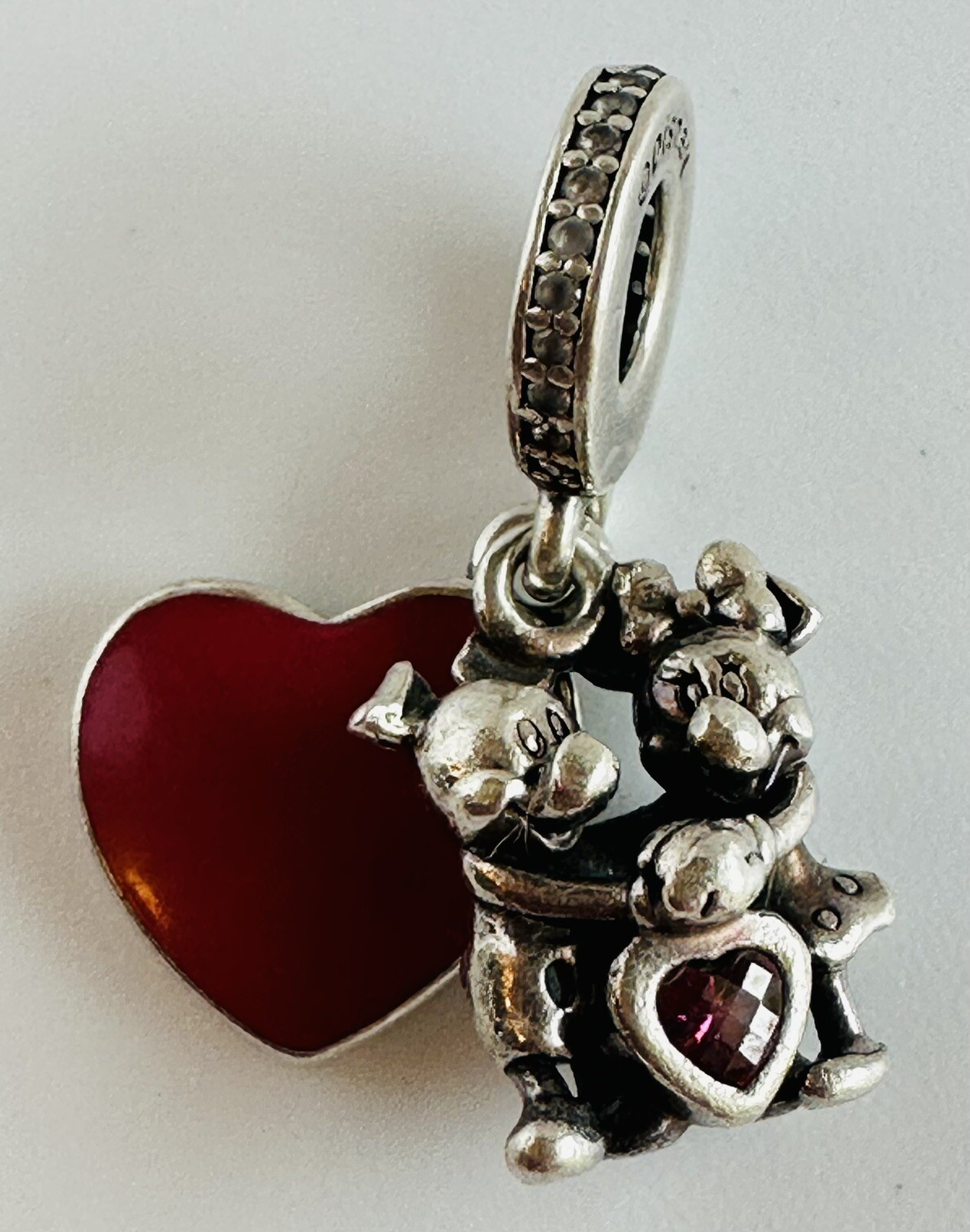 Pandora X Disney Mickey & Minnie Mouse Love Dangle Ch… - Gem