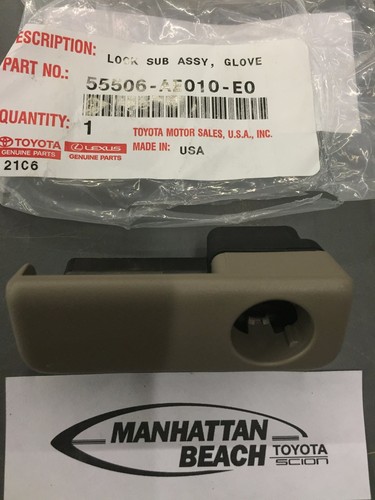 2004-2010 Toyota SIENNA Glove Box Lock FAWN Color Genuine OEM 55506 ...