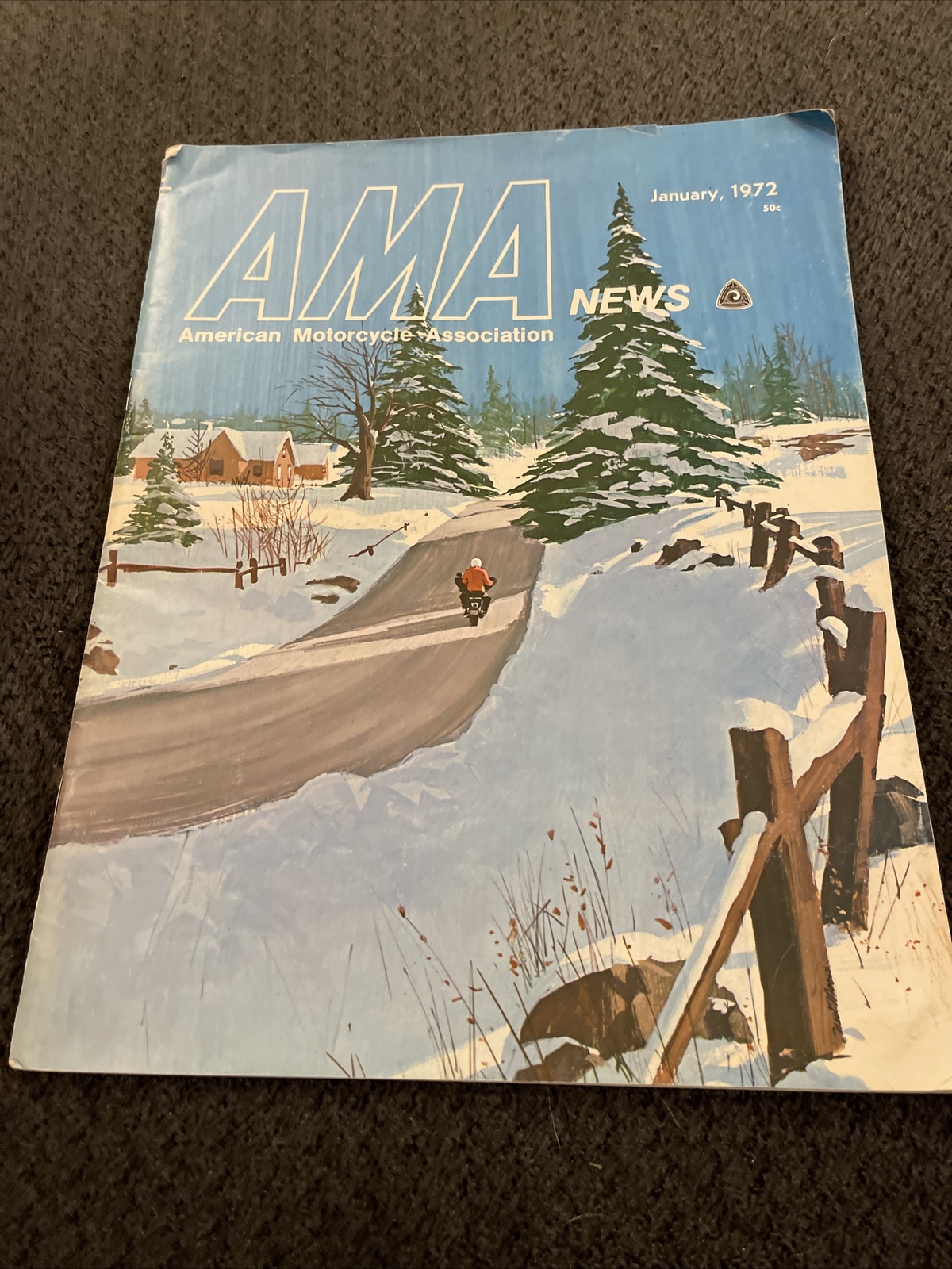 Vintage AMA American Motorcycle Association News Magazine January 1972 ...