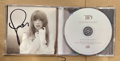 Taylor Swift Tortured Poets Dept TTPD CD The Manuscript + Signed Insert ...