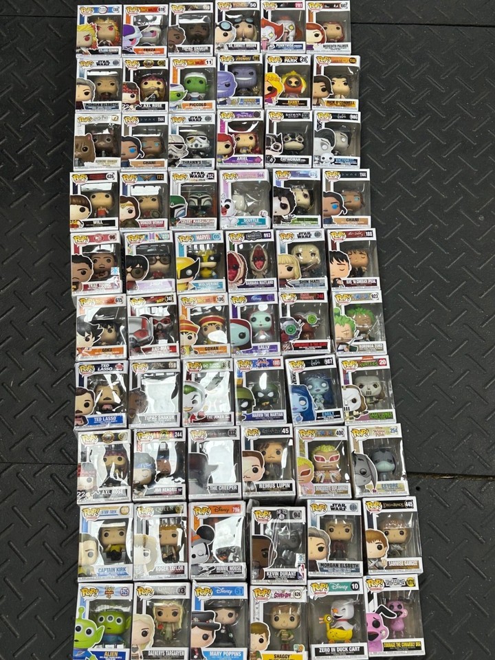 funko pop lot of 60 movie tv show sports athletes cartoons, actors | eBay