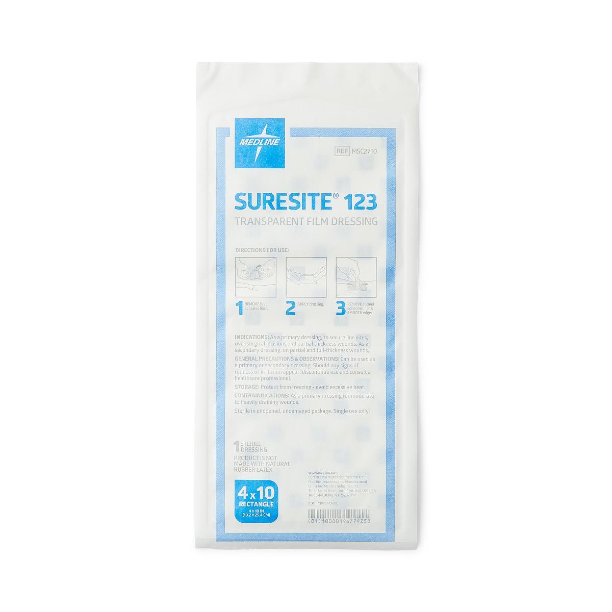 Suresite 123 Transparent Film Dressing 4" x 10" | eBay