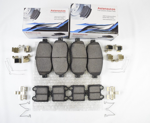 Asianautos Front and Rear Brake Pads With Hardware For Lexus SC430 2002 ...