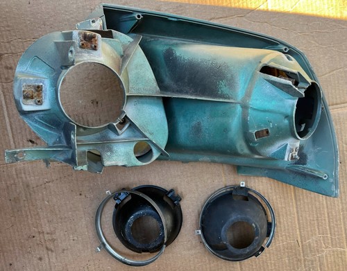 1969 Mustang Headlight bucket, Right Passenger trim 69 Mach1 lamp head ...