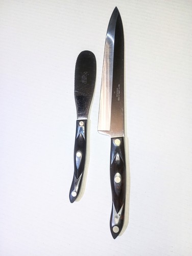Cutco Knives 1970's Vintage Cutlery Chef's Knife & Spreader/Spatula ...