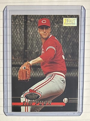 Tim Pugh Topps Stadium Club Cincinnati Reds 1993 1st Day Issue | eBay