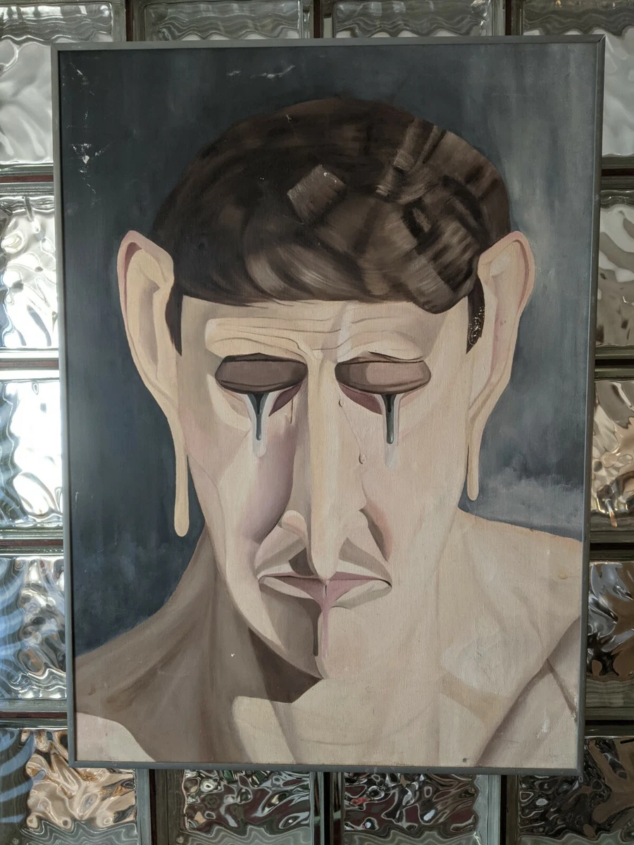 Crying Man Painting