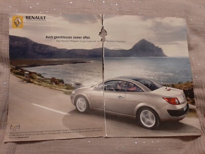 Pub de presse Renault megane de ? All- Old paper advertisement | eBay